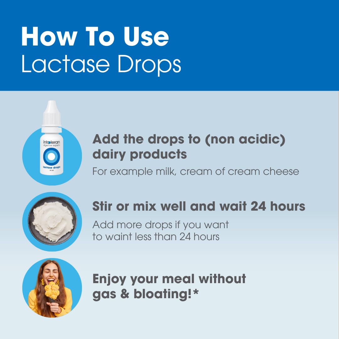 lactase drops for digestive health