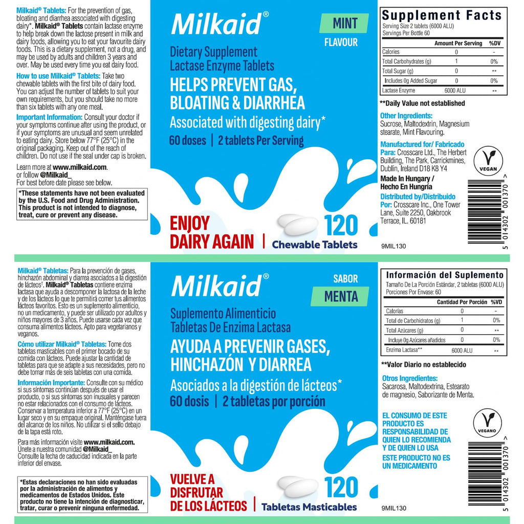 lactase enzyme support for gut health