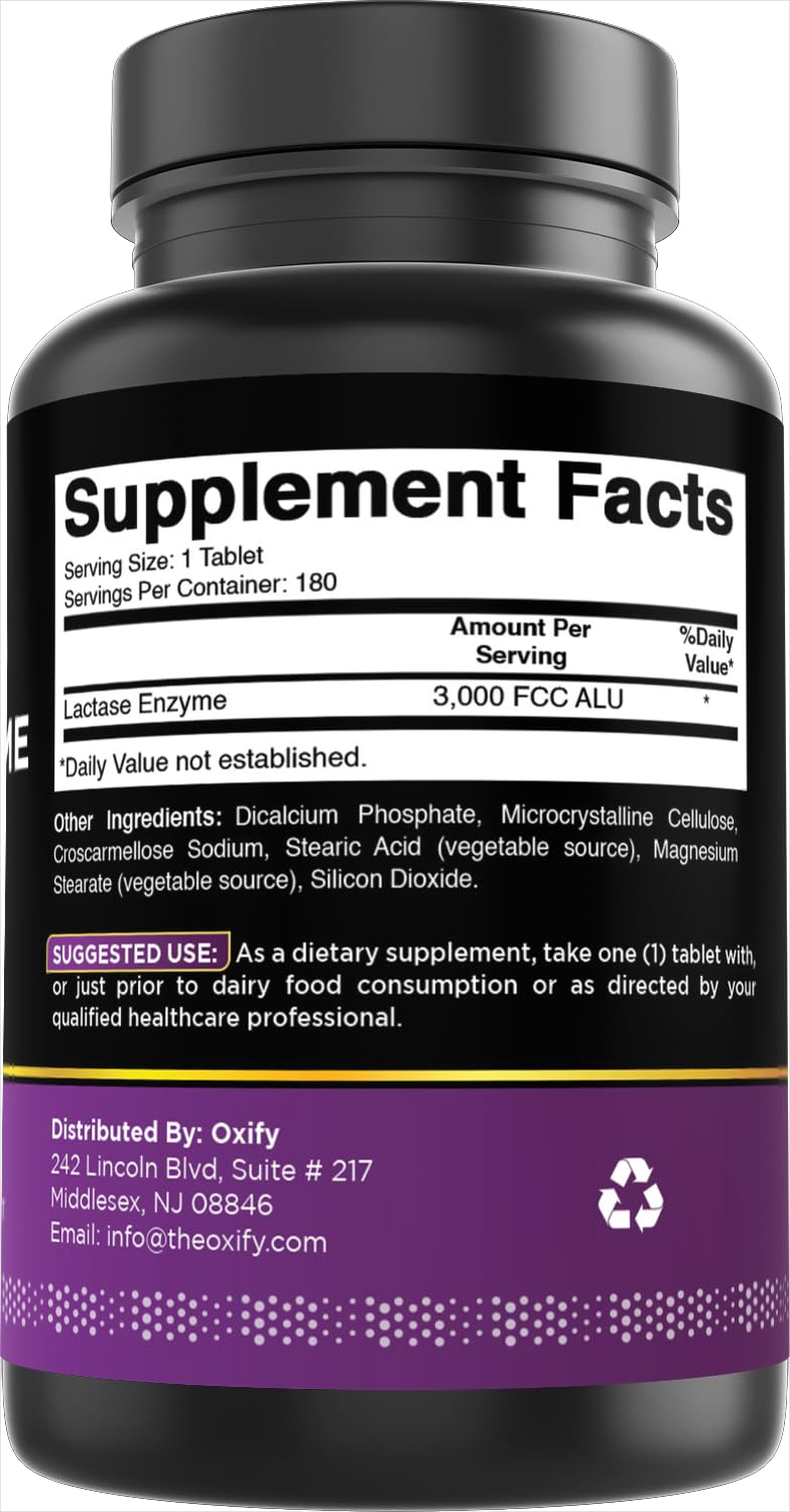 lactase supplement for digestive comfort