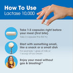 Lactase supplement for lactose relief