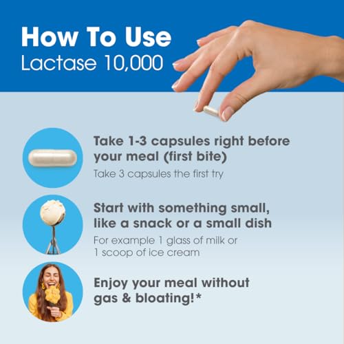 Lactase supplement for lactose relief