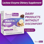 Lactase tablets for easy lactose digestion