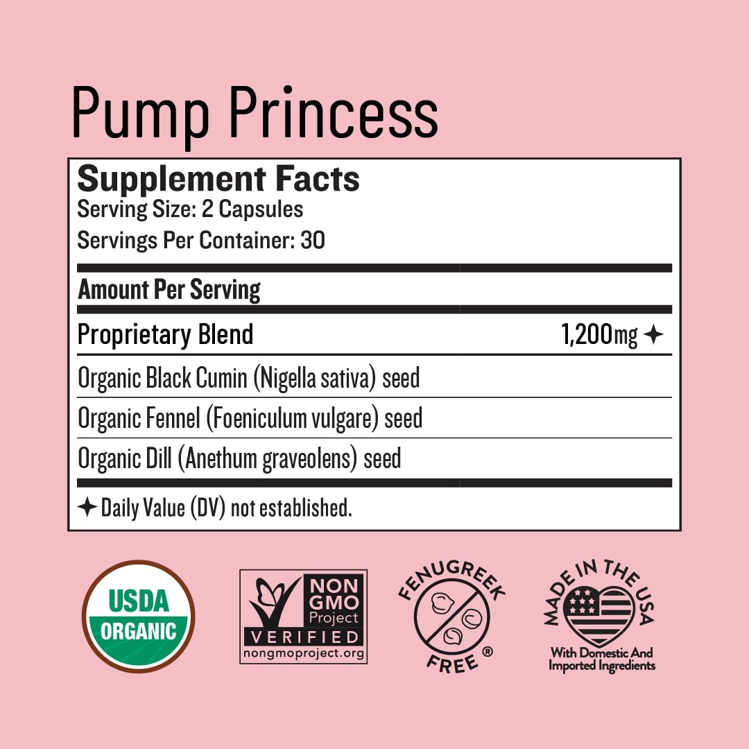 Lactation aid with black cumin extract