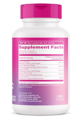 lactation aid with organic alfalfa