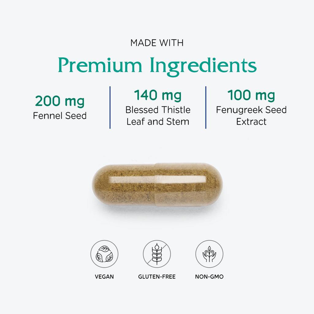 Lactation blend with silymarin for mothers