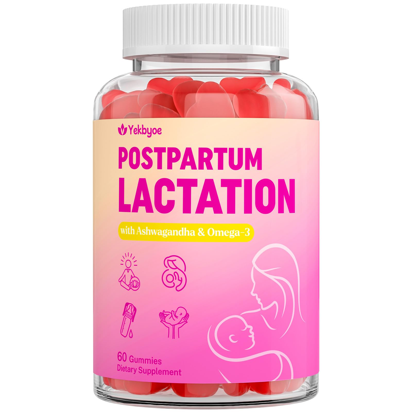 Lactation gummies for breastfeeding support