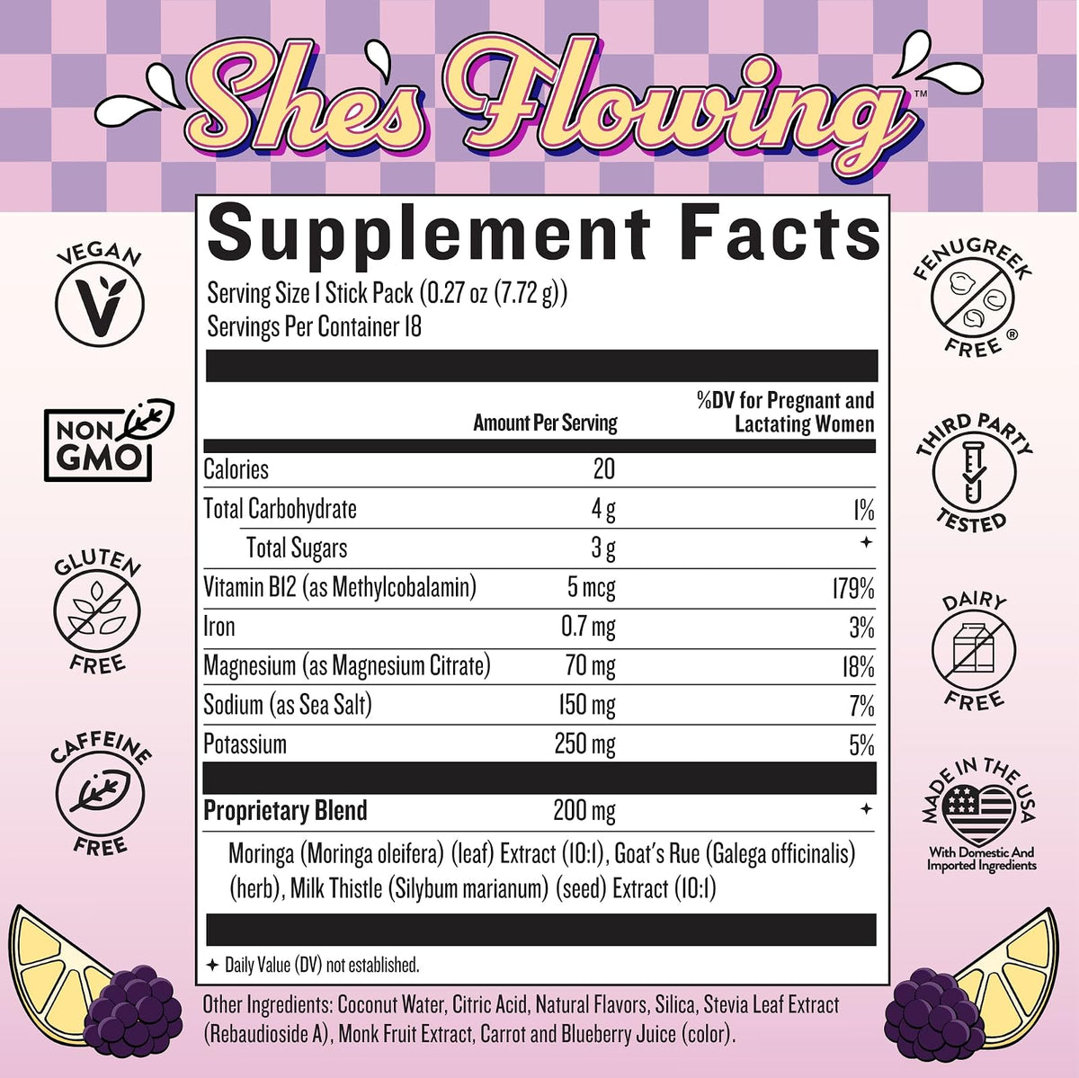 lactation support multivitamins for mothers