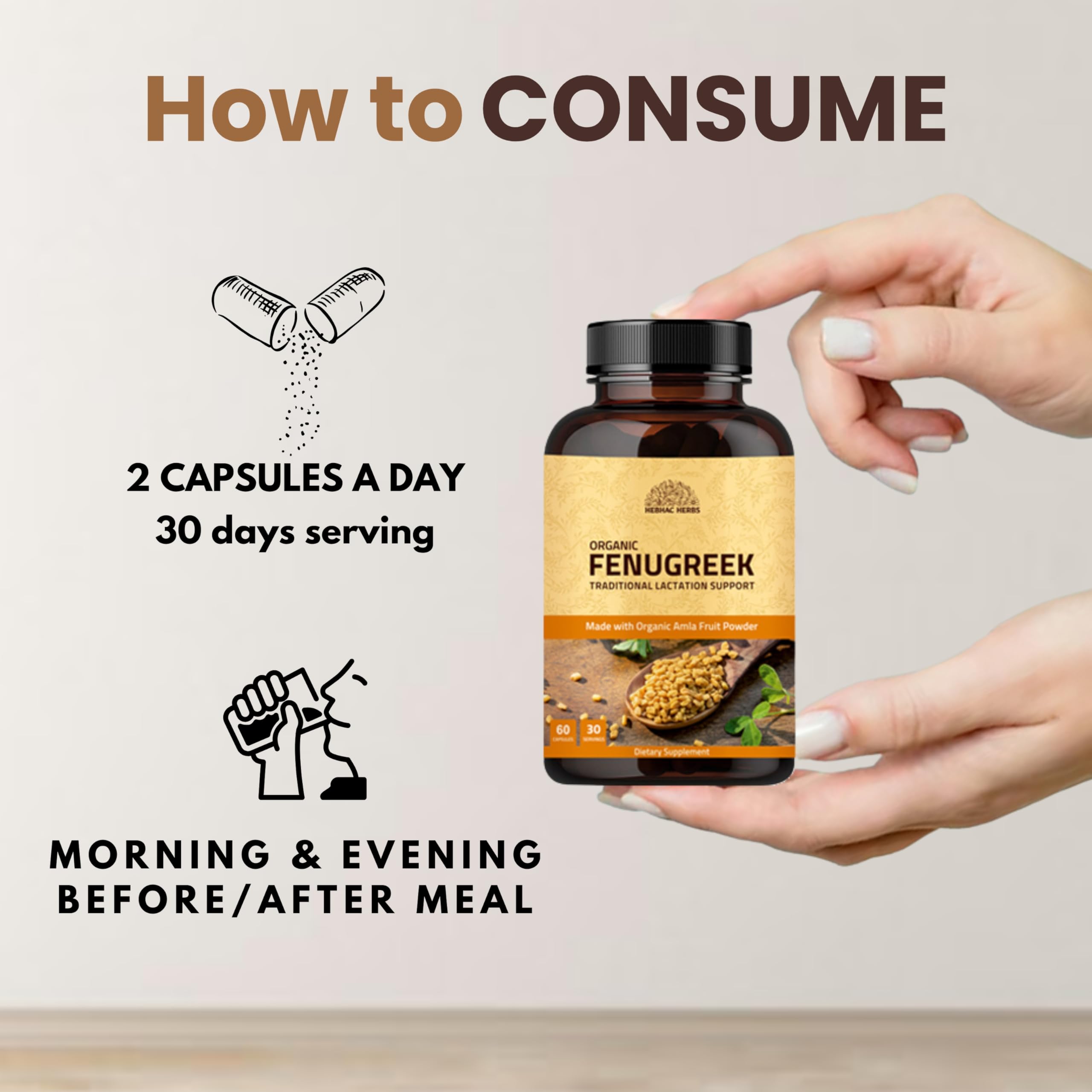 Lactation support vitamins for nursing mothers