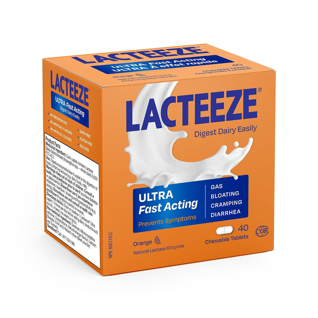 Lacteeze digestive enzymes for bloating relief