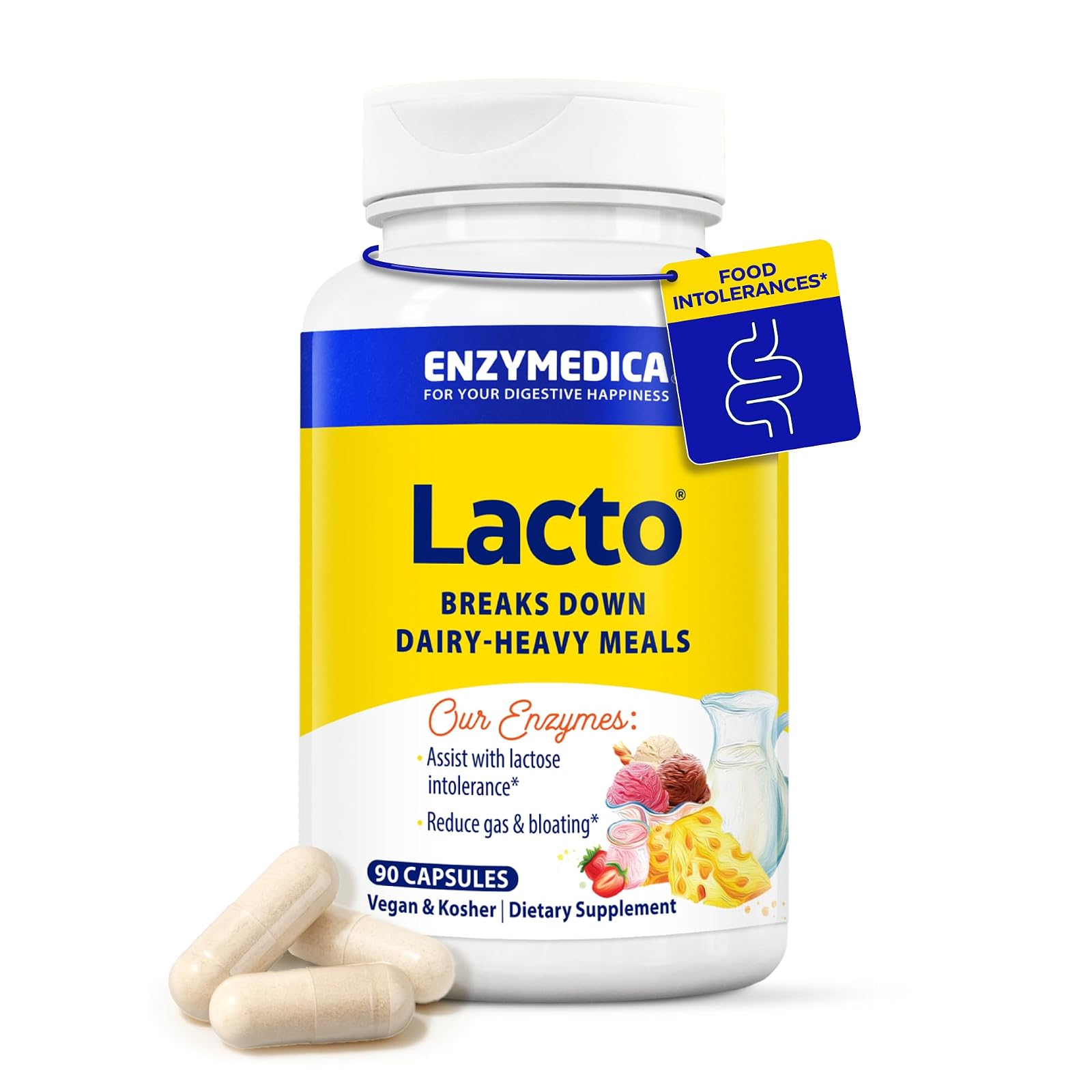 Lacto digestive enzymes for lactose intolerance