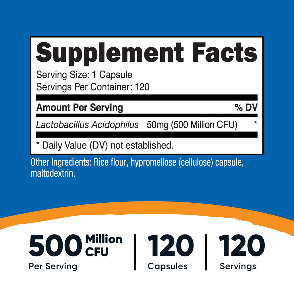 Lactobacillus Acidophilus capsules for women
