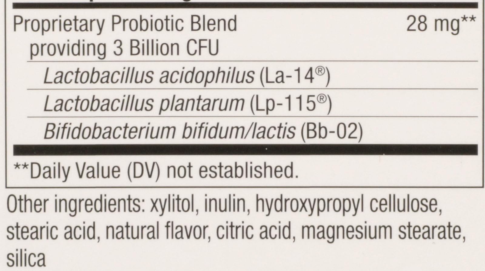 Lactobacillus acidophilus for kids