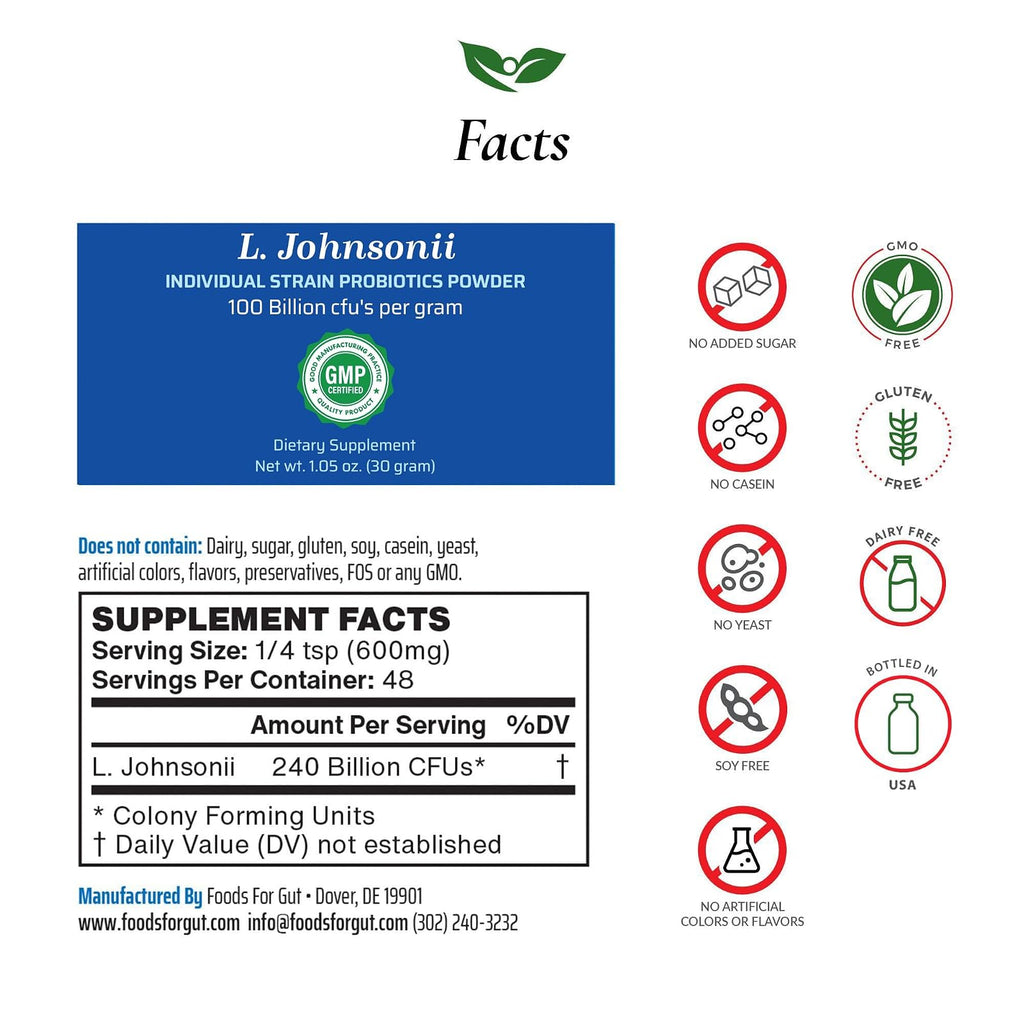 Lactobacillus Johnsonii gut health