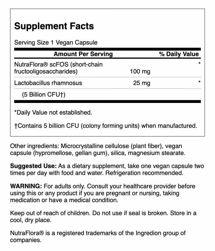 Lactobacillus Rhamnosus veggie caps