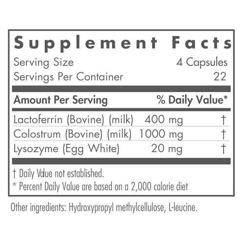 Lactoferrin and colostrum benefits