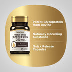 Lactoferrin capsules for digestive health