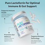 Lactoferrin capsules for immune support