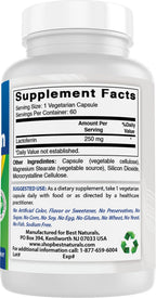 Lactoferrin capsules for kids' nutrition