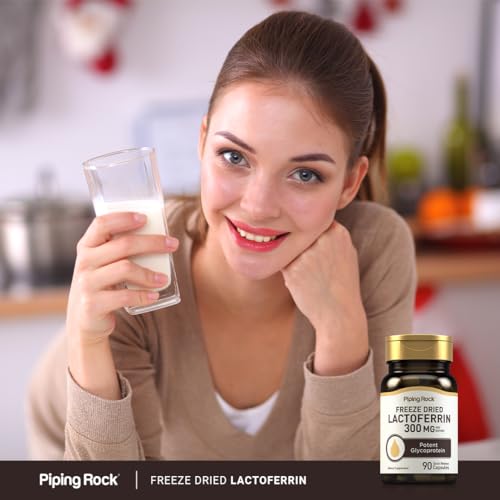 Lactoferrin capsules for overall health