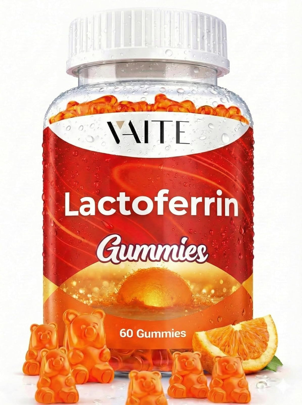 Lactoferrin chewable gummies for immunity