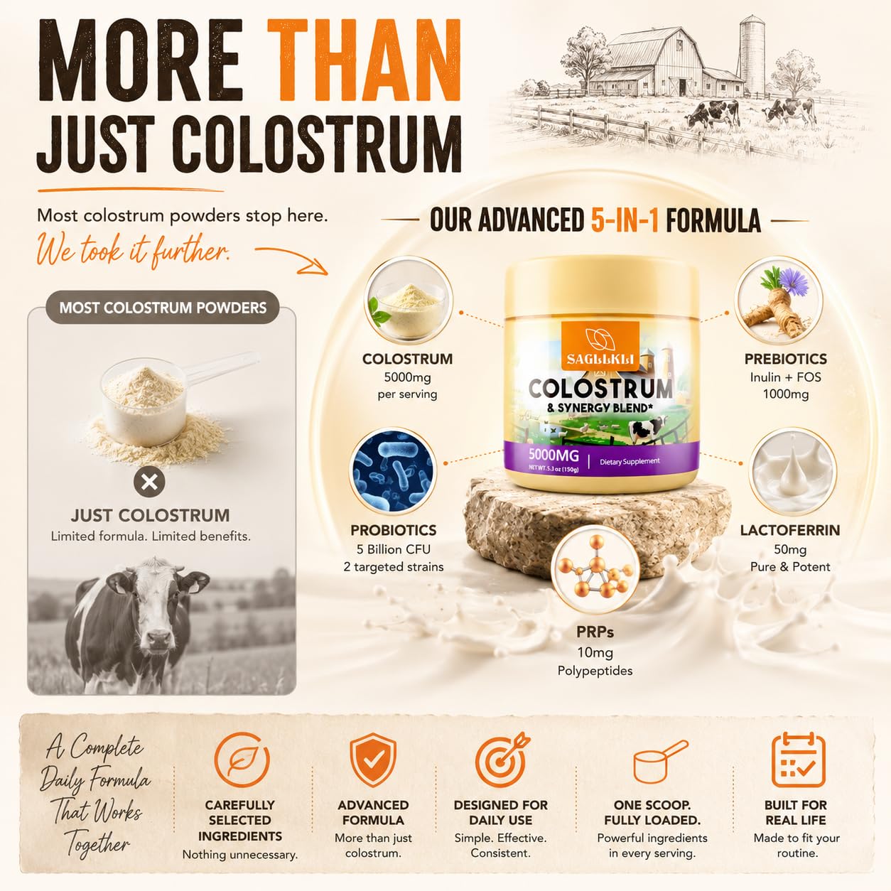 lactoferrin enriched colostrum powder