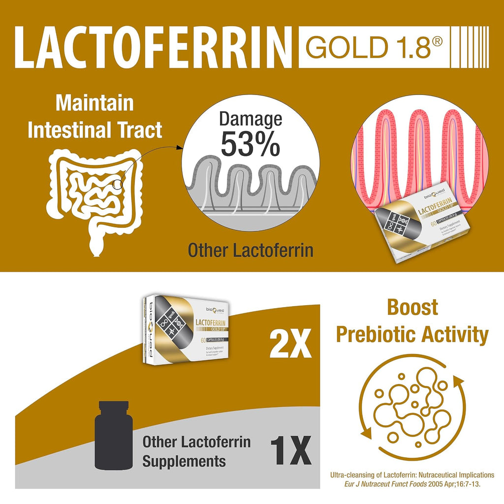 Lactoferrin Gold antioxidant rich formula