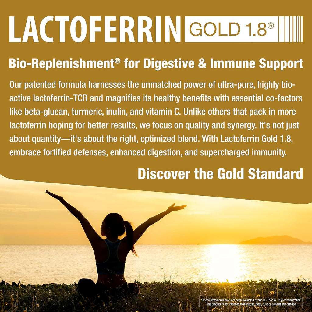 Lactoferrin Gold easy-to-swallow capsules