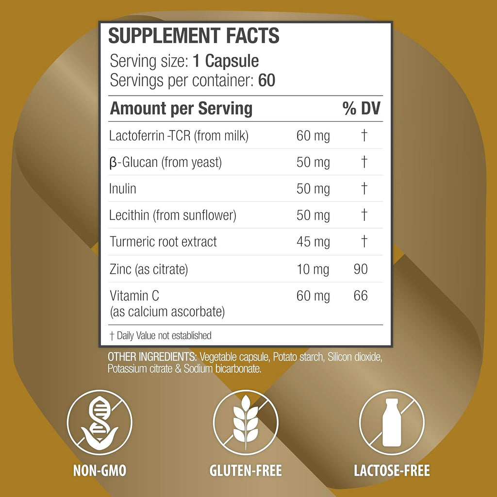 Lactoferrin Gold multivitamins for wellness