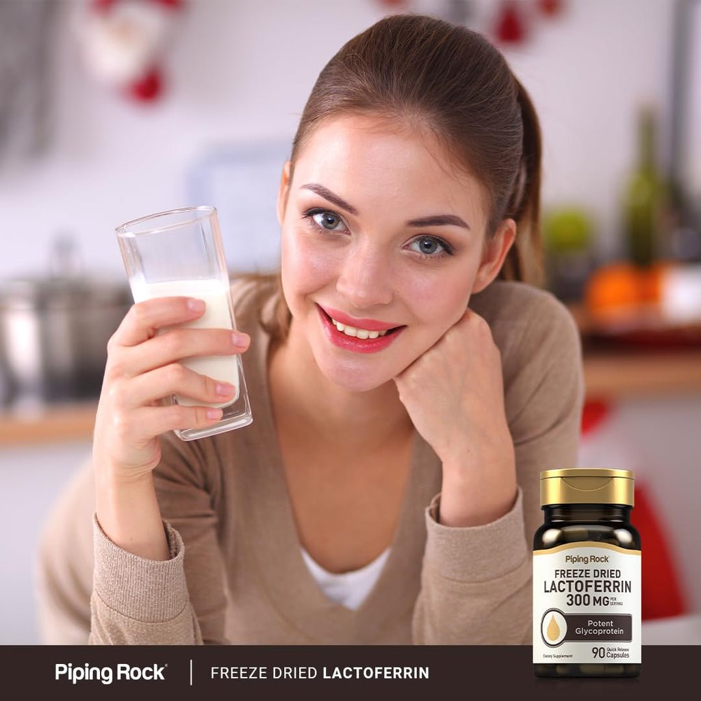 Lactoferrin supplement for healthy aging