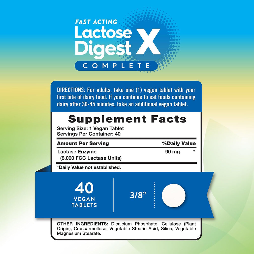 lactose digestive enzyme supplement