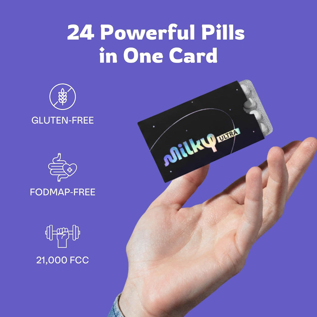Lactose intolerance relief with Milky tablets
