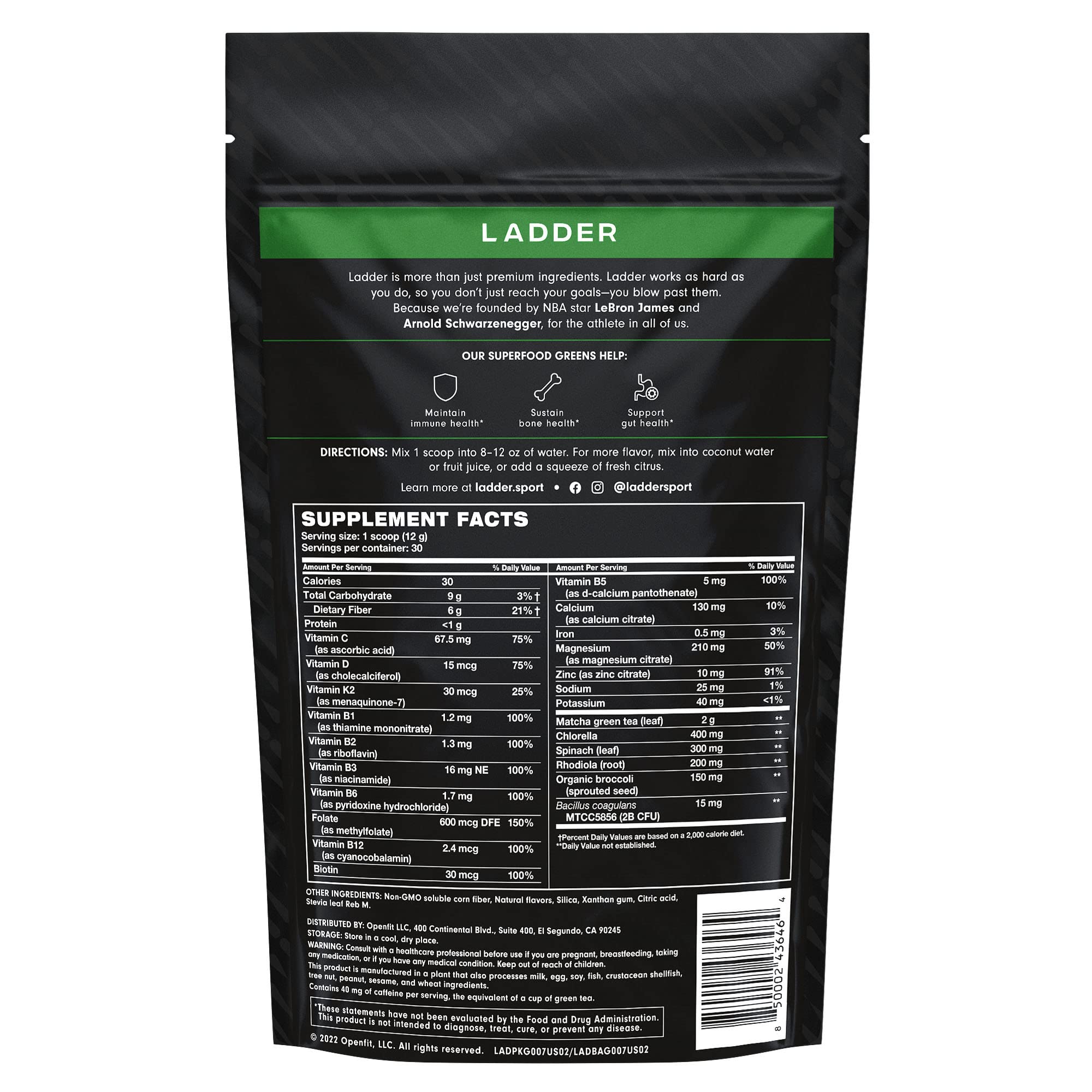 LADDER Sport spirulina for recovery