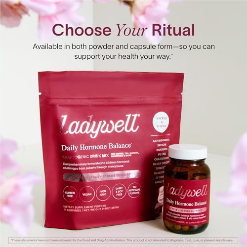 Ladywell Daily Hormone vegan capsules