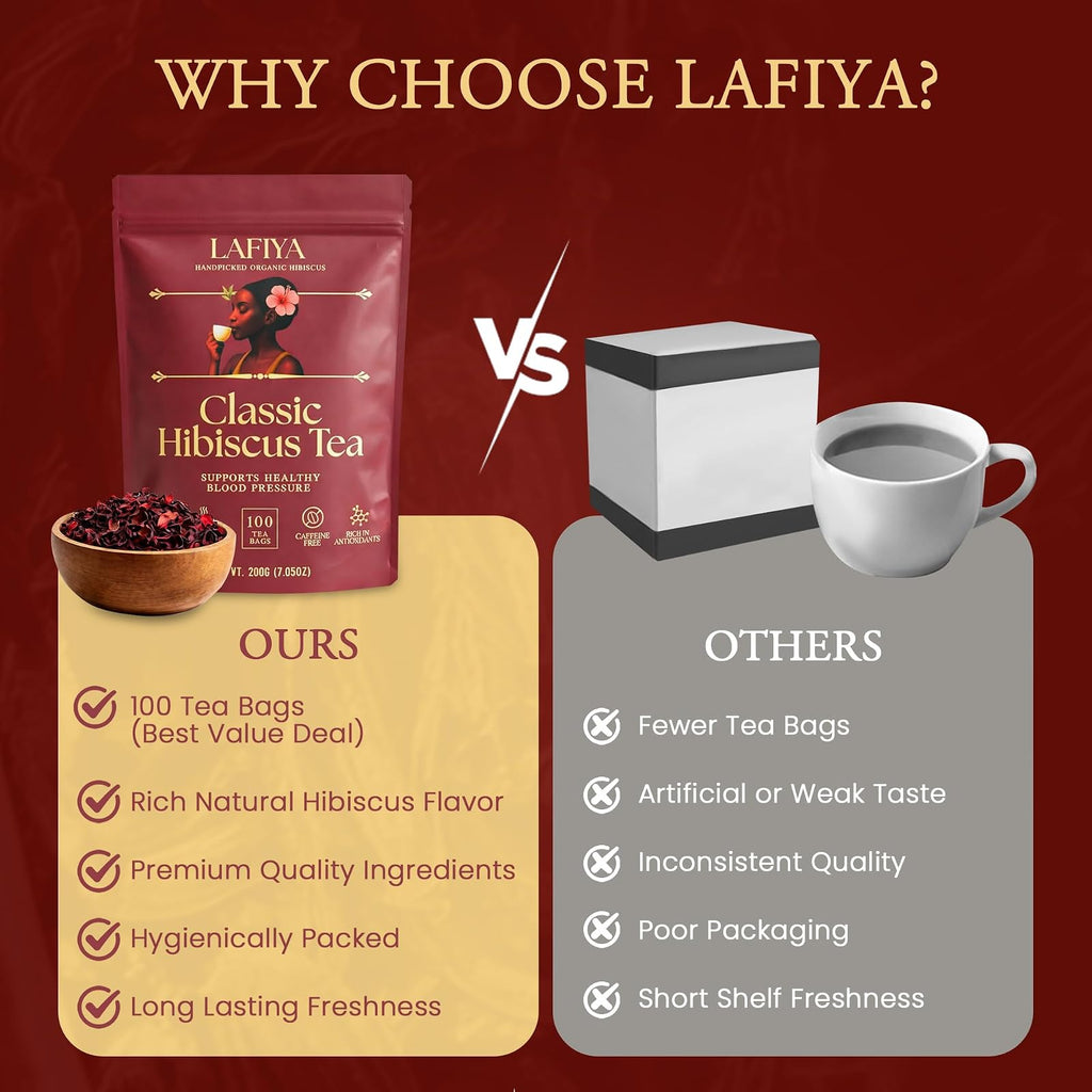 Lafiya hibiscus tea bags for relaxation