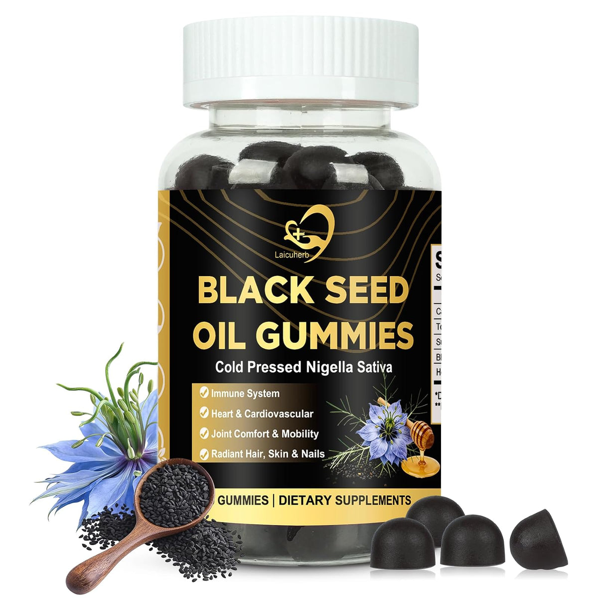 Laicuherb black seed oil gummies