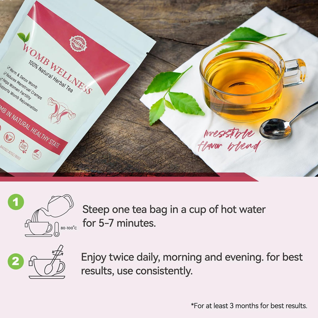 Laicuherb tea bags for fertility support