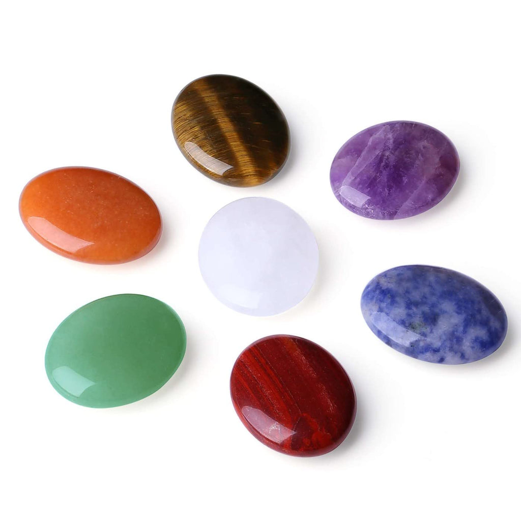 LAIDANLA healing crystals palm stones