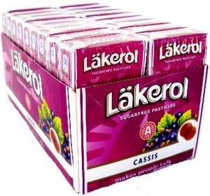 Lakerol Cassis herbal candy treat