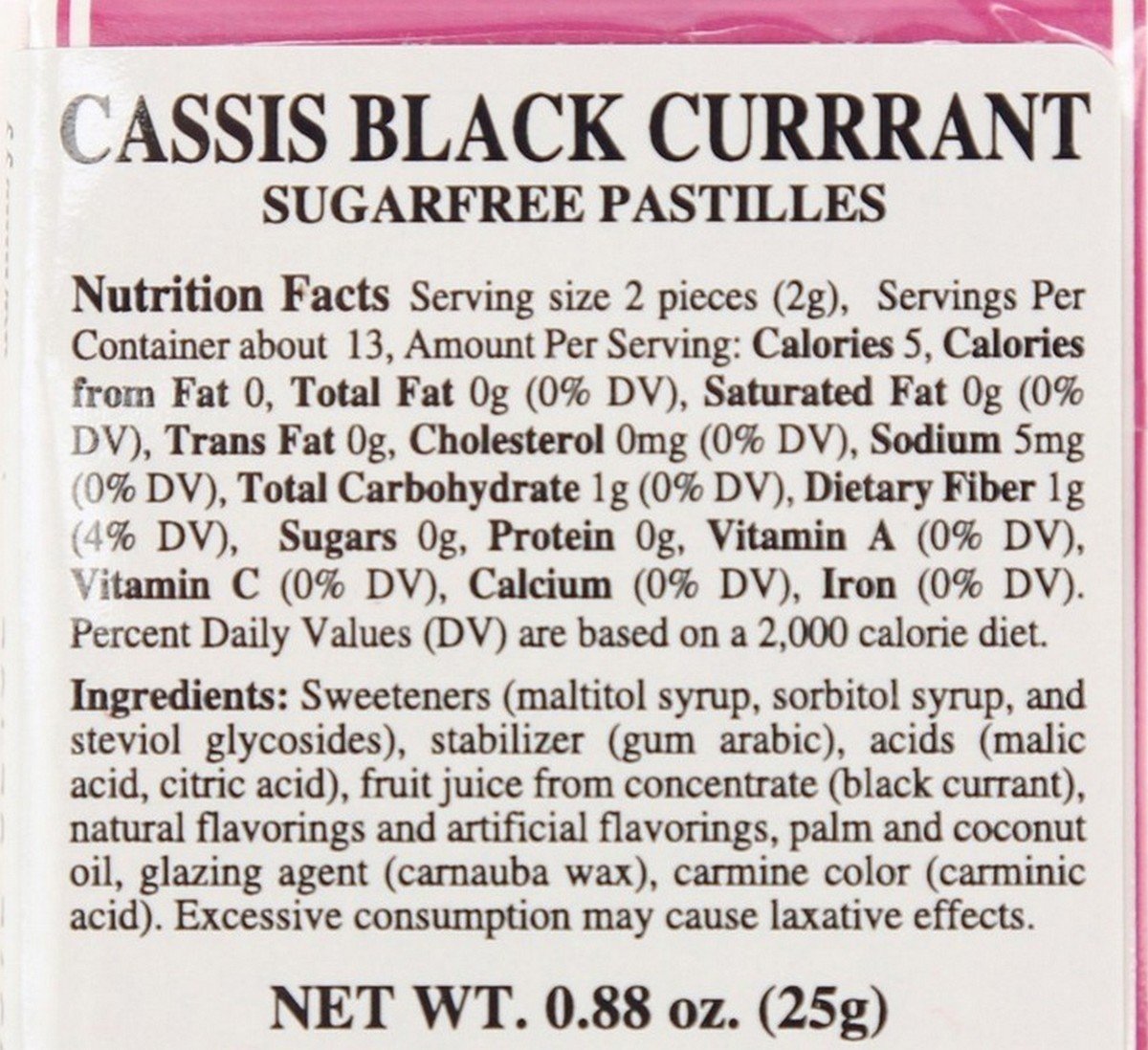 Lakerol licorice pastilles with stevia