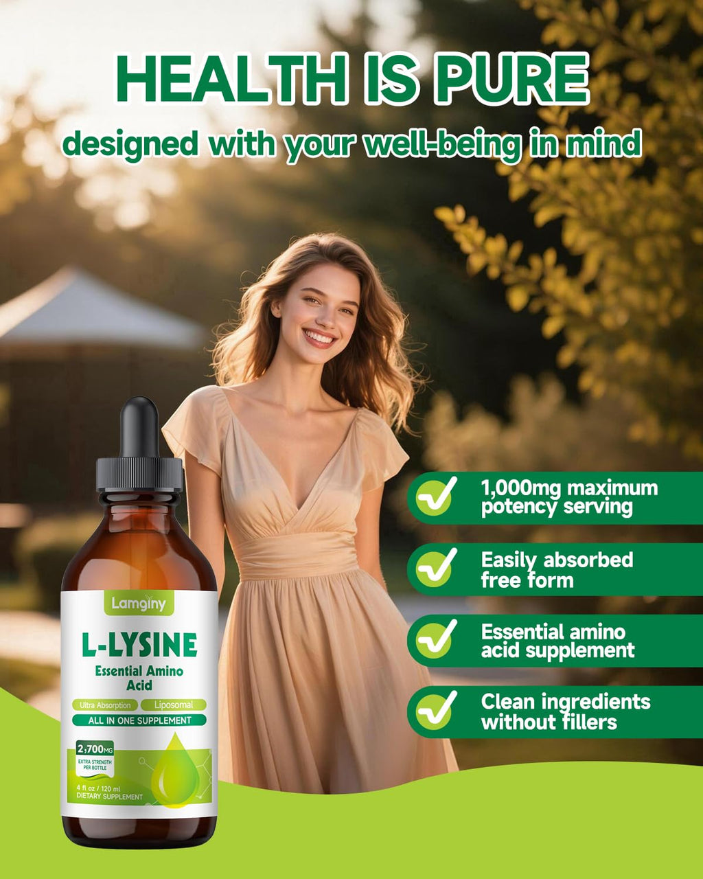 LAMGINY L-Lysine drops for health