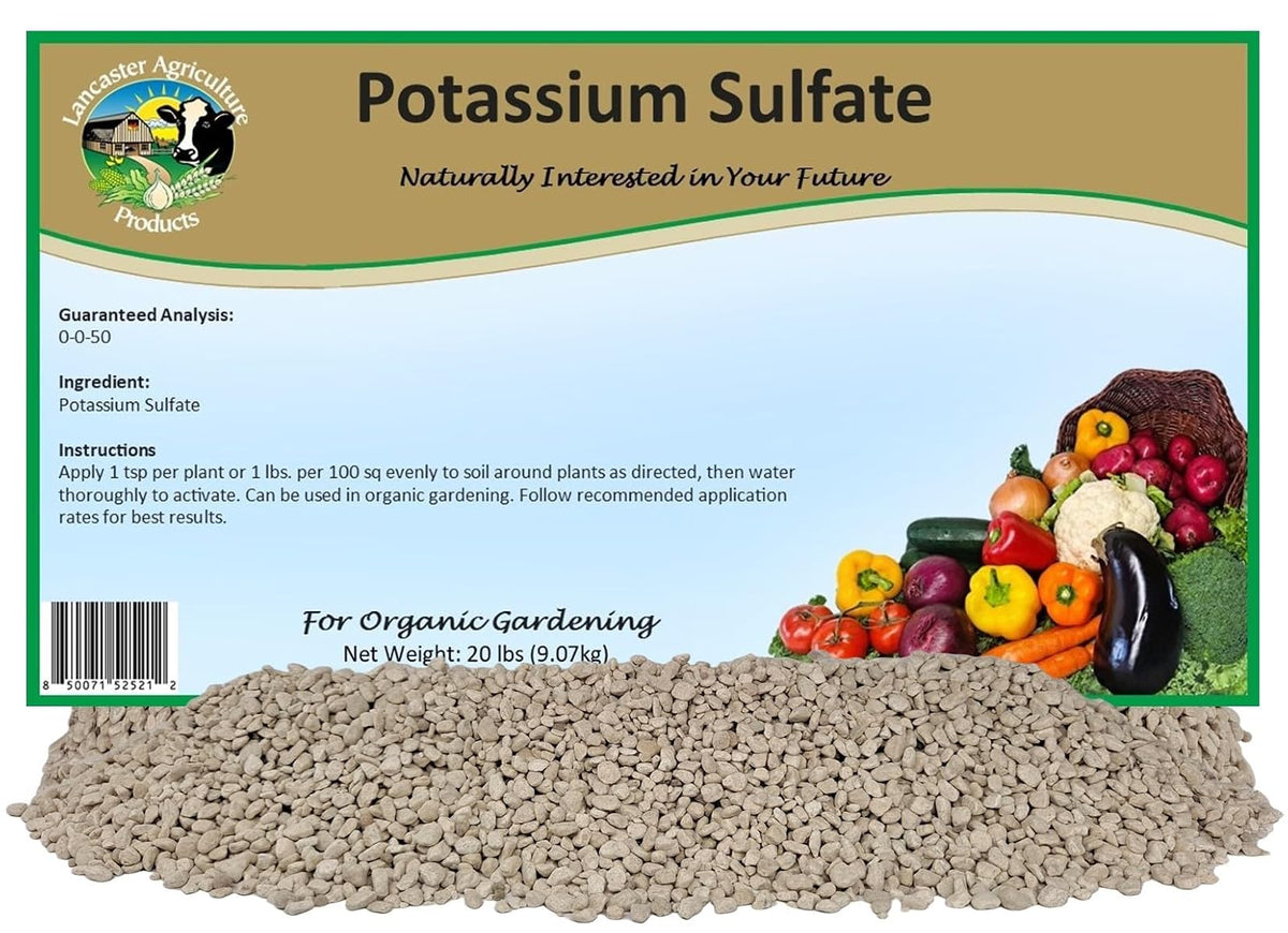 Lancaster potassium sulfate for healthy gardens