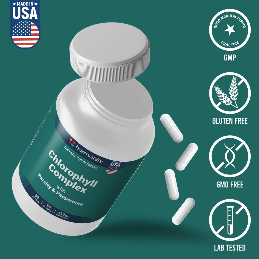 Landart chlorophyll capsules for energy