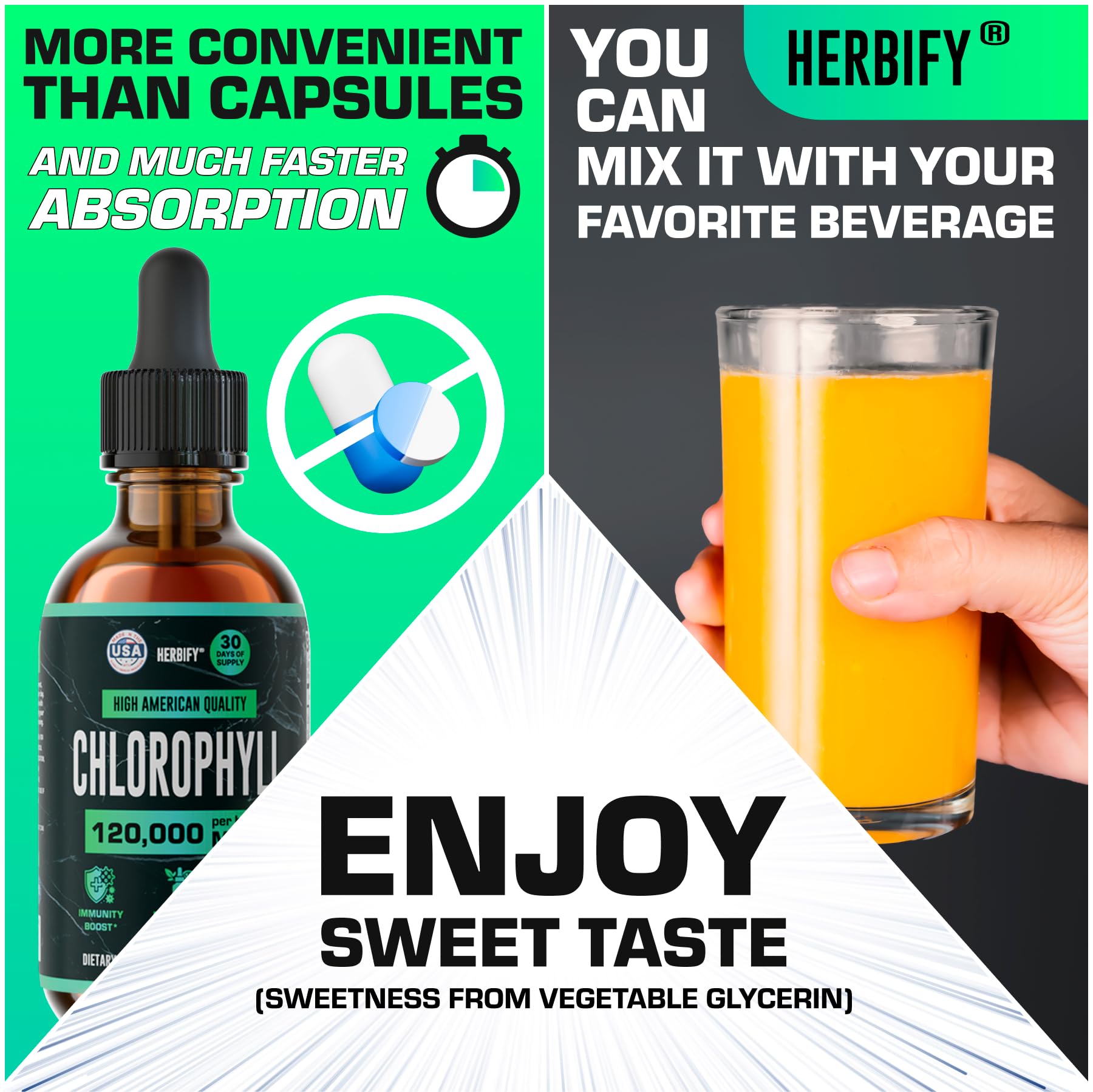 Landart chlorophyll for natural detoxification