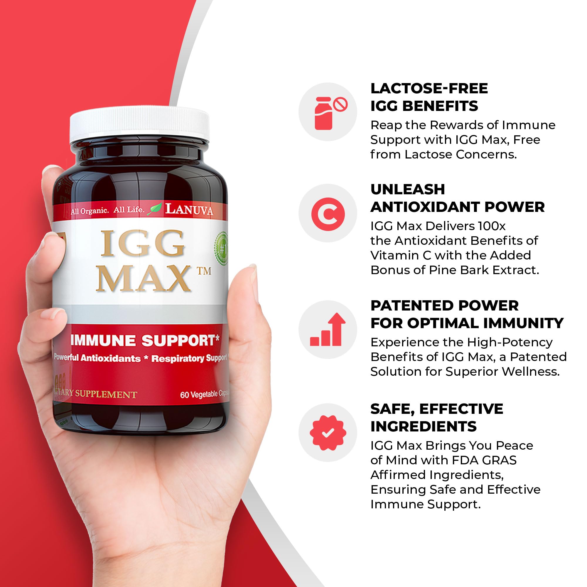 Lanuva IGG Max blended vitamin benefits