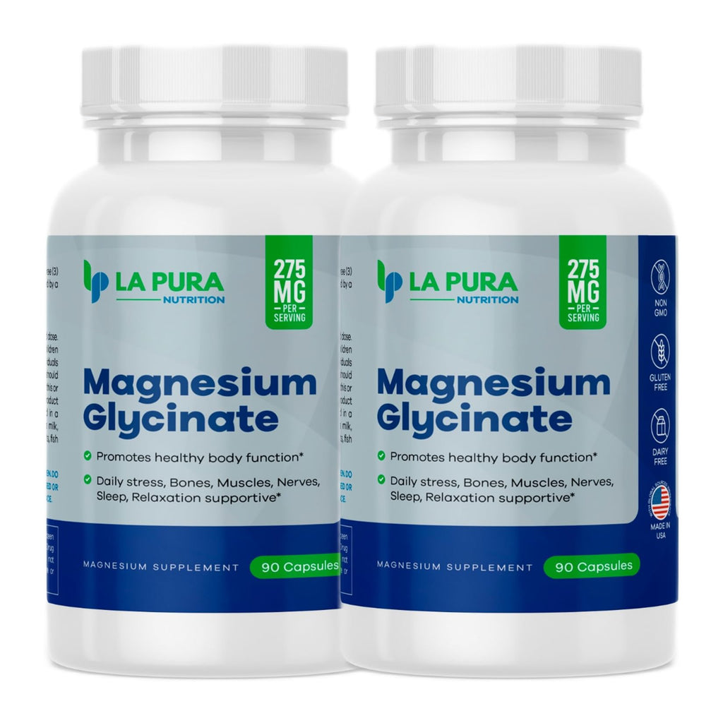 LaPura magnesium glycinate capsules for relaxation