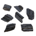 large black tourmaline crystal pieces