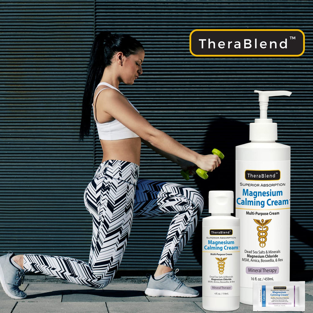 large bottle magnesium calming lotion