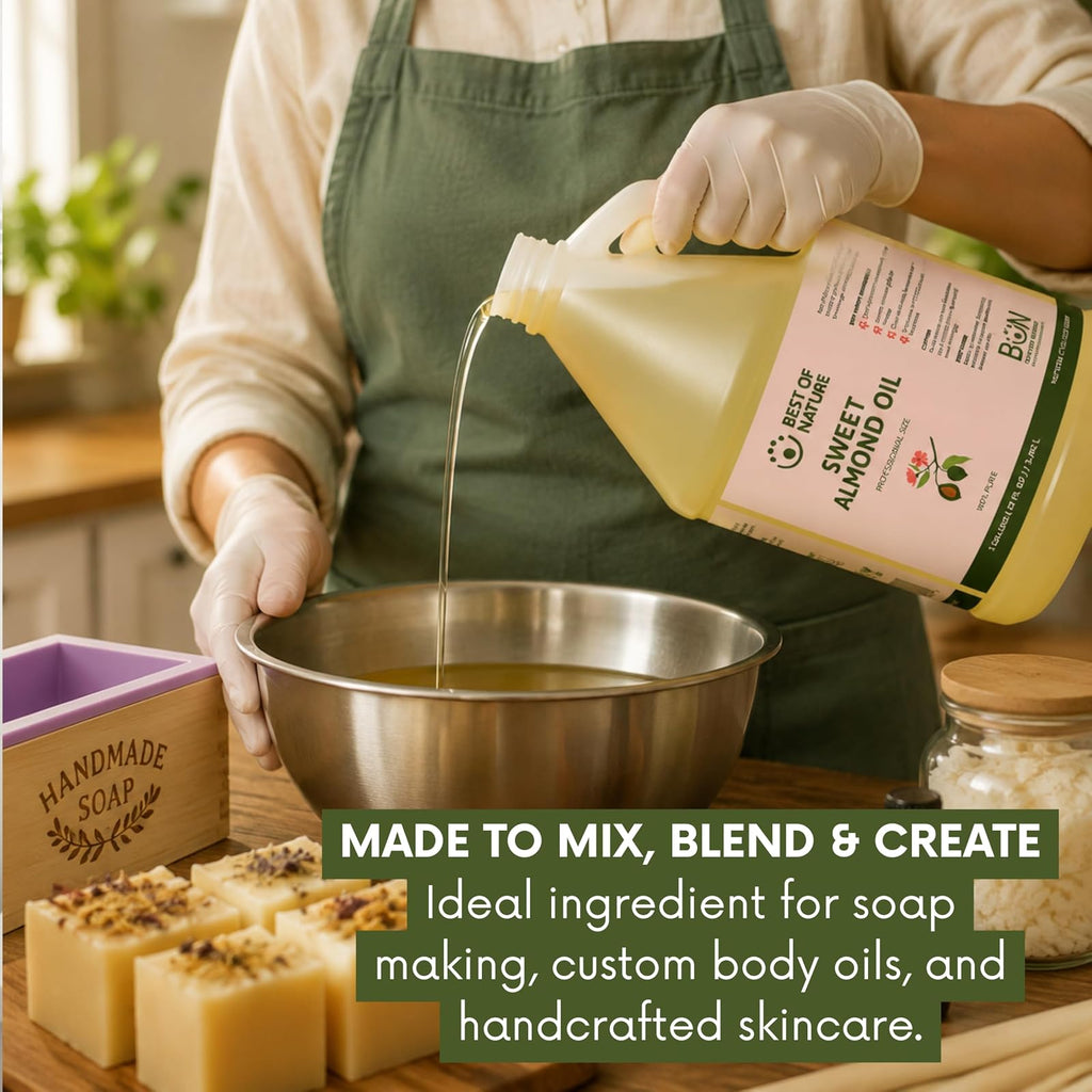 large bottle sweet almond oil