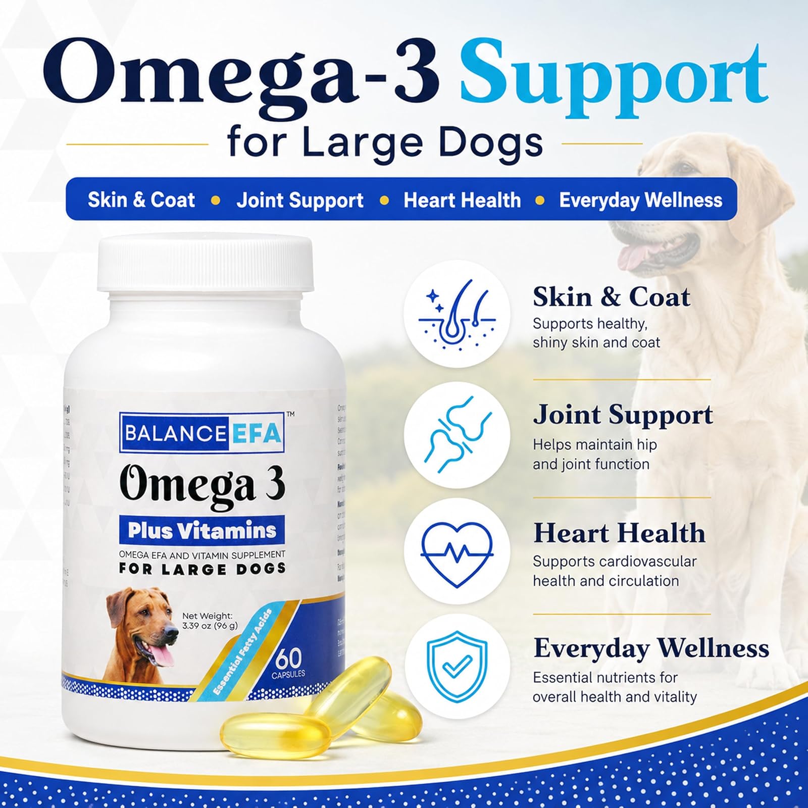 large breed fish oil chewables