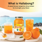 large jar of Honey Hallabong tea